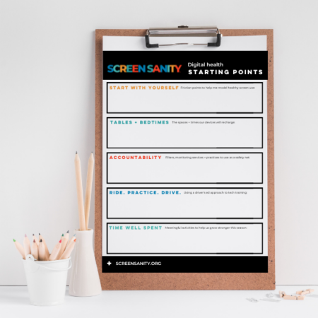 Topic: Digital Health 101 | Screen Sanity